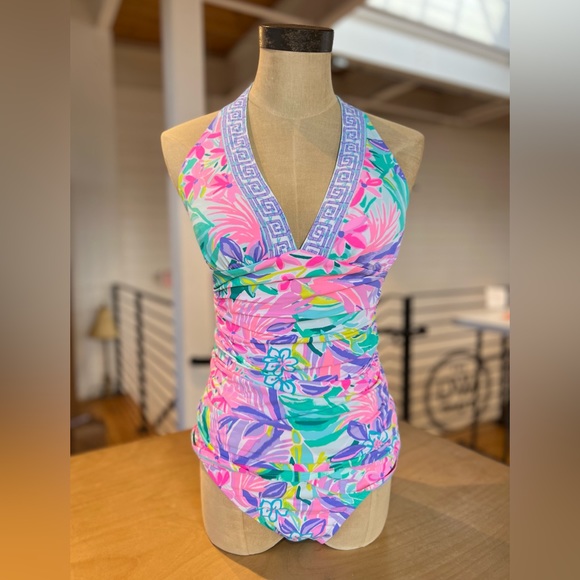 Lilly Pulitzer | Swim | Lilly Pulitzer Bliss Halter Tankini Top In ...